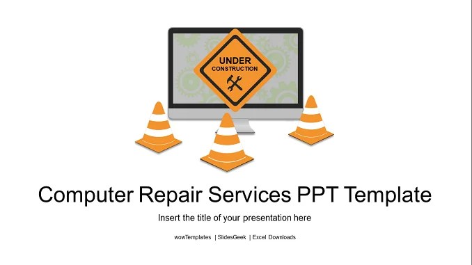 Computer Repair Services | Free Presentation Slide Template