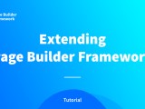 Extending Page Builder Framework Page Builder Framework