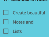 Wp Dashboard Notes At Wp Plugin