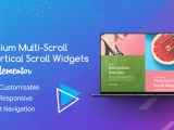 Premium Multi Scroll Vertical Scroll Widgets For Elementor