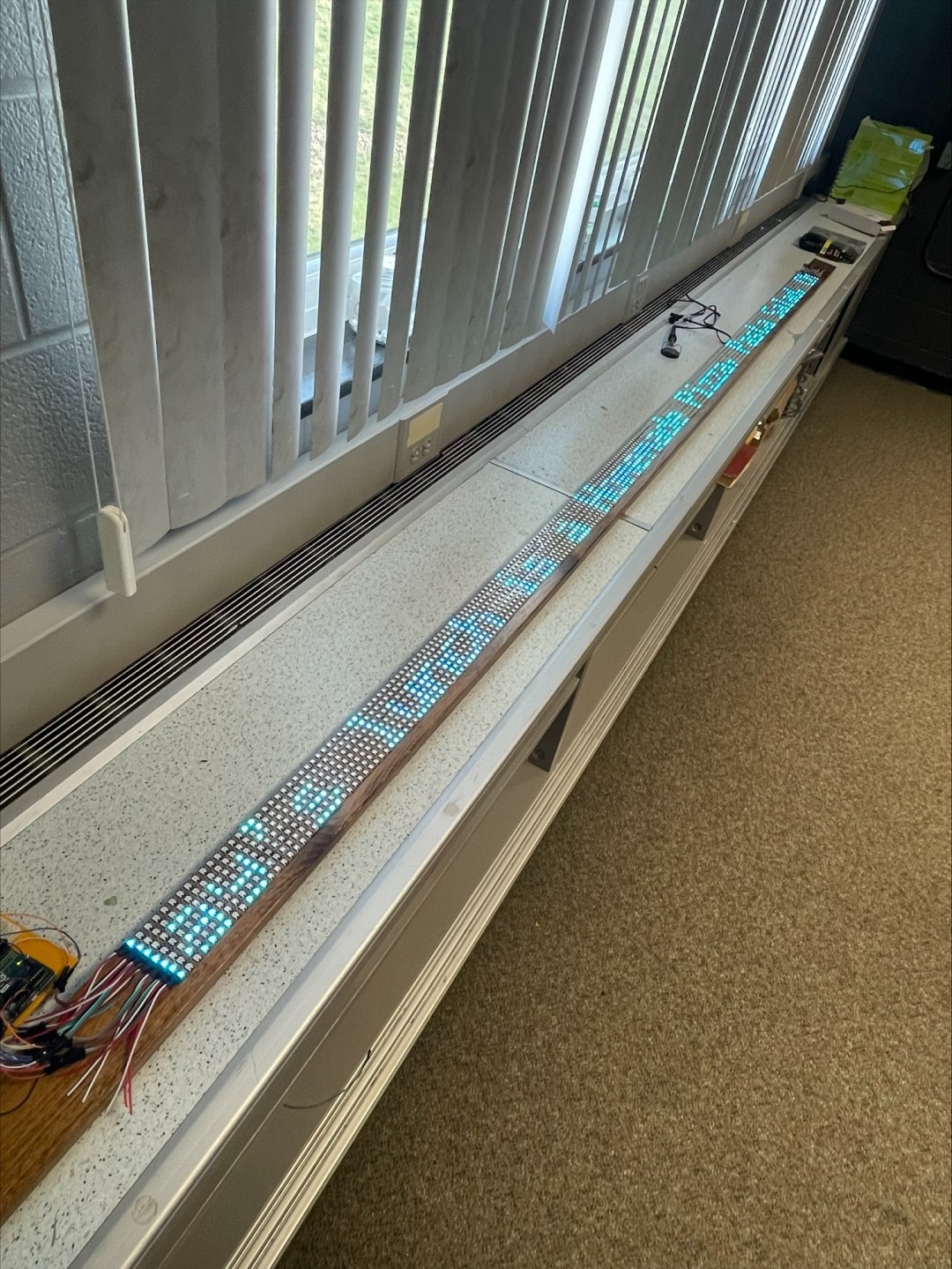 Bigger is better: Build an Arduino-powered monster scrolling LED sign ...