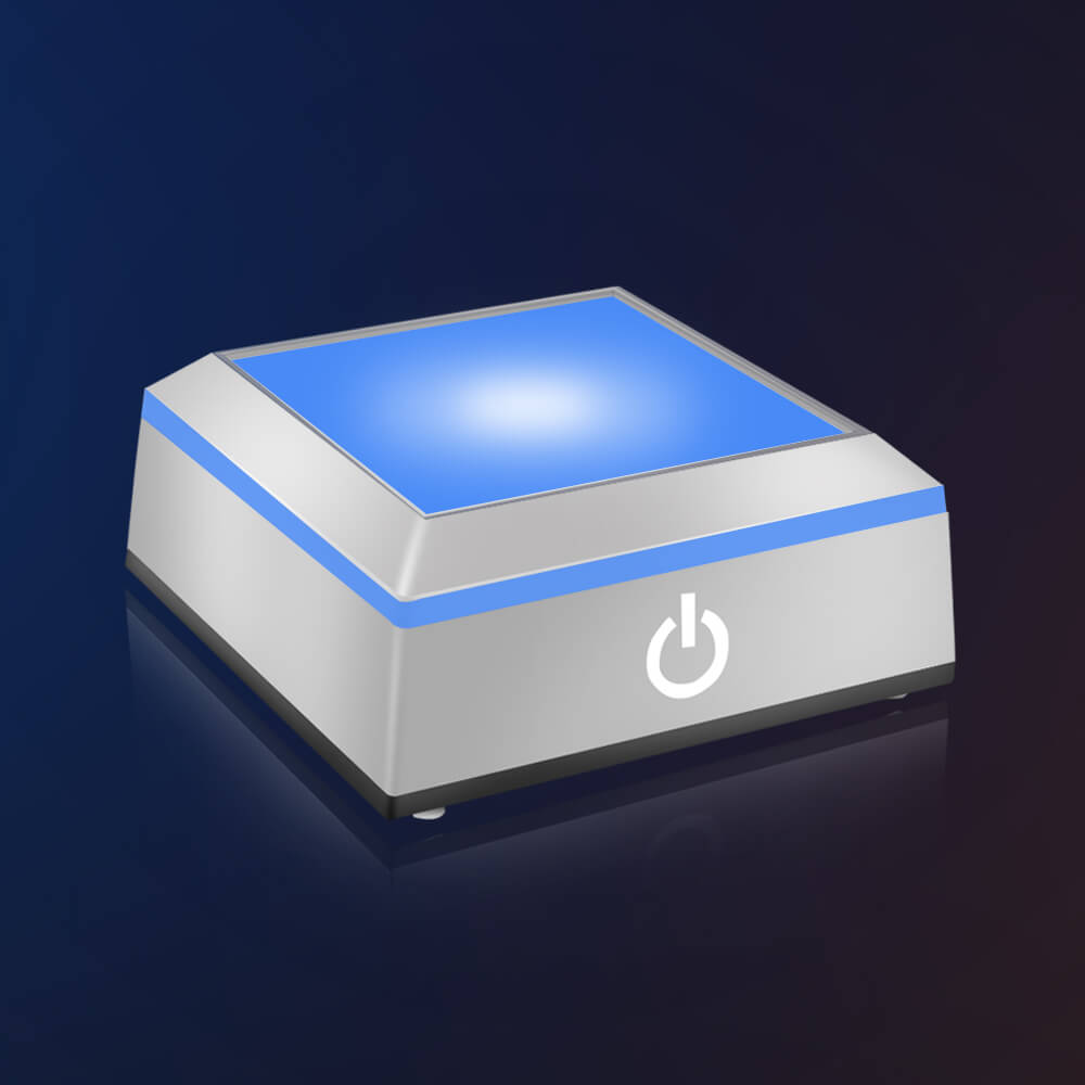 LED Square Light BaseLED Square Light Base - 3d photo crystals ...