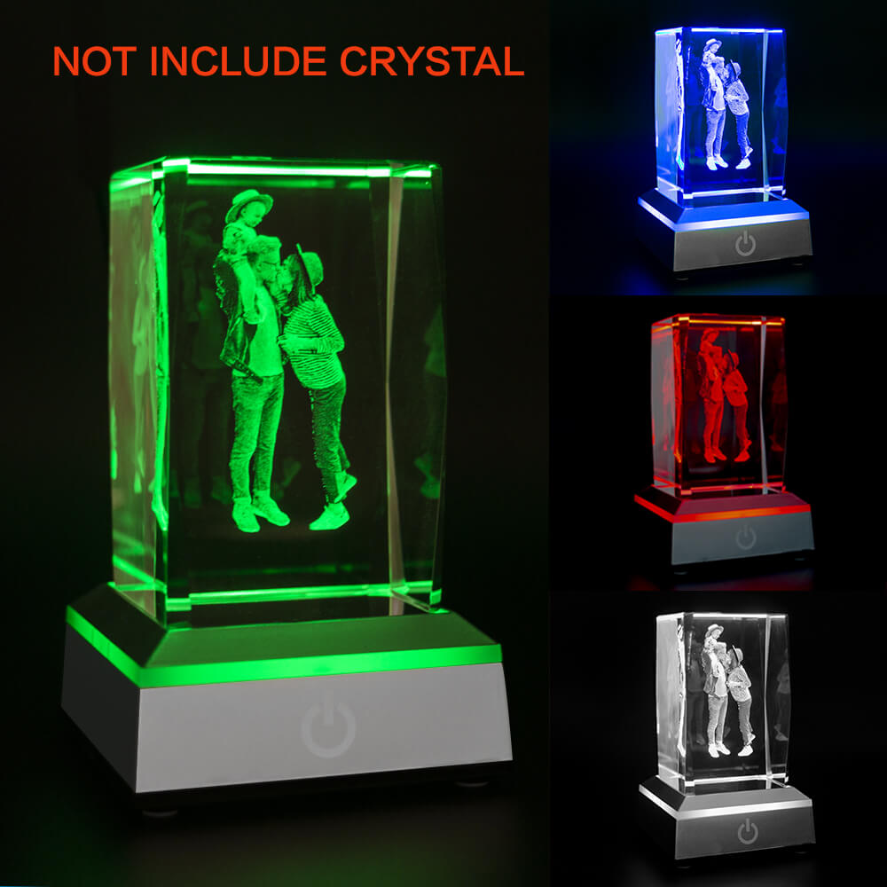 LED Square Light BaseLED Square Light Base - 3d photo crystals ...