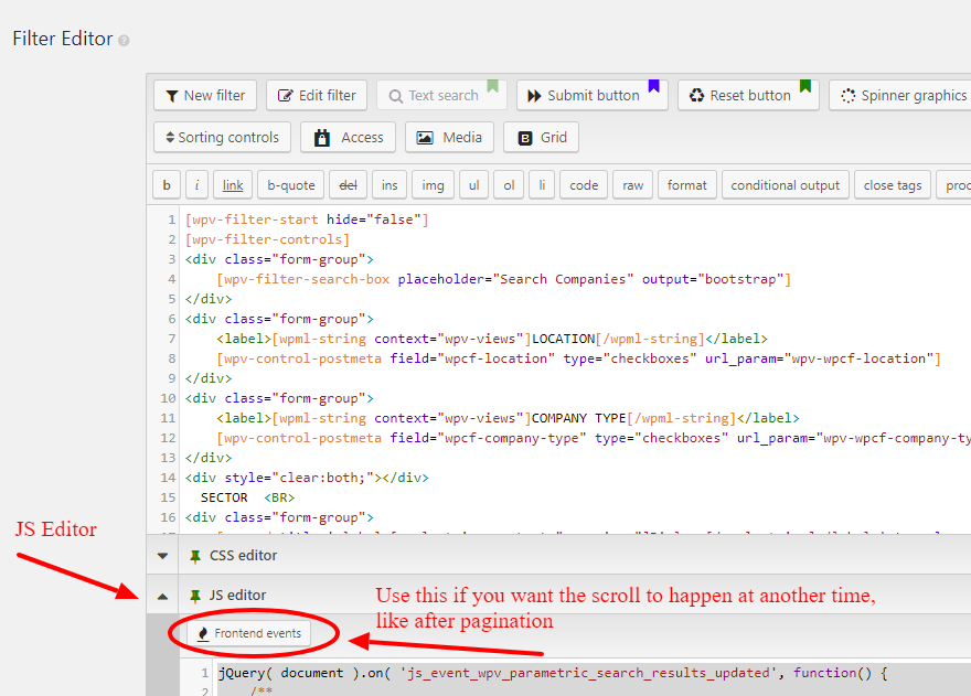 Collapsing Toolset Filters with the Collapse-O-Matic Plugin | WP Decoder