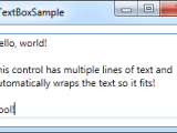 The Textbox Control The Complete Wpf Tutorial