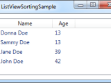 Listview Sorting The Complete Wpf Tutorial