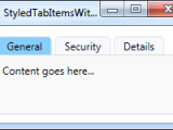 Wpf Tabcontrol Styling The Tabitems The Complete Wpf Tutorial