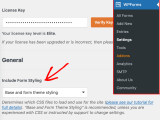 How To Choose An Include Form Styling Setting