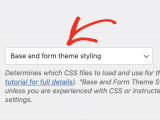Using The Include Form Styling Setting Wpforms