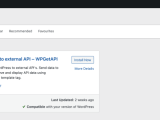 Quick Start Wpgetapi