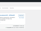 Quick Start Wpgetapi
