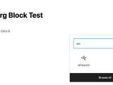 Gutenberg Block Wpgetapi