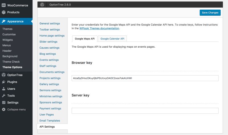 Api Settings Wplook Documentation - Premium Light Image Gallery - Retina
