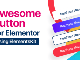Elementor Button Widget Design Buttons Using Elementskit