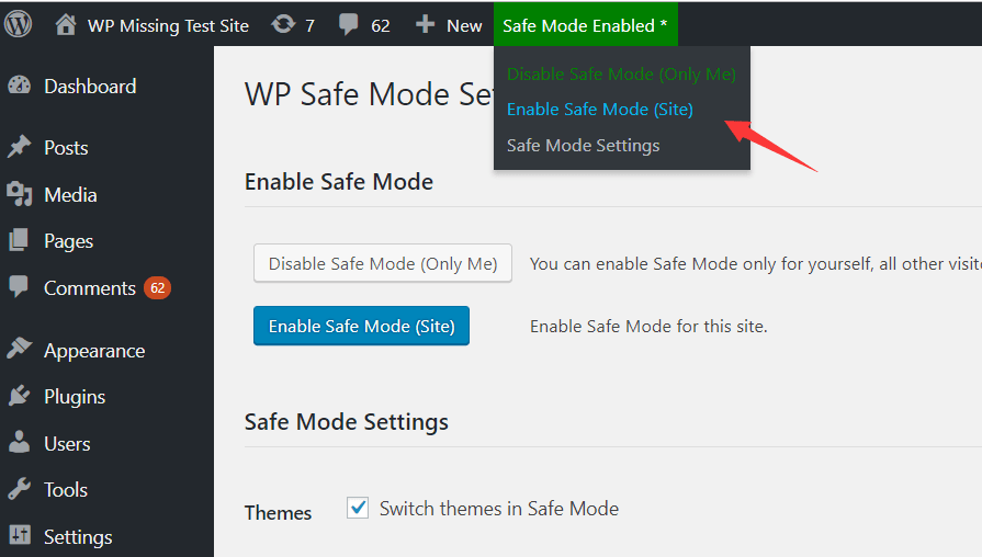 Add Safe Mode To Wordpress For Debugging WordPress Issues WP Missing Add Safe Mode To Wordpress For Debugging WordPress Issues WP Missing