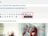 Add Code And Next Page Buttons To Visual Editor Wp Missing