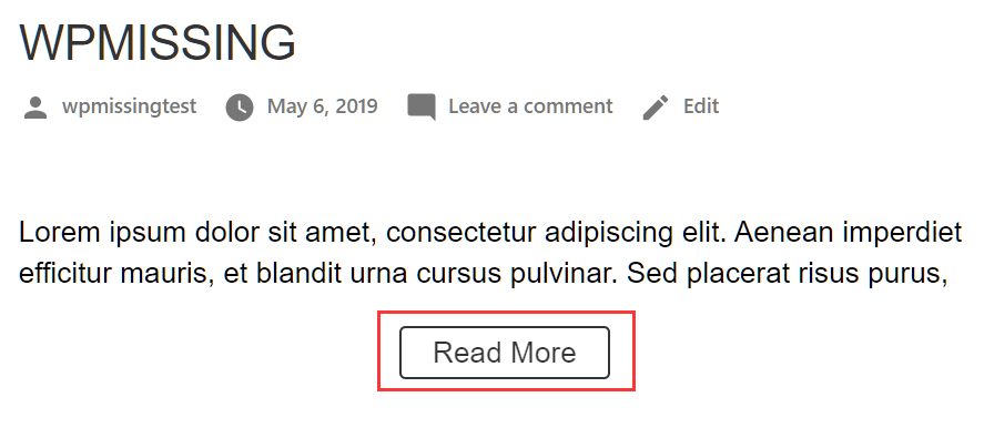 Truncating Multi Line Text With Read Moreless Buttons Readmore Toggle Text Block Wp Missing