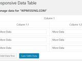 Mobile Friendly Responsive Data Table Plugin For Wordpress Wp Missing