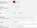 Fixed Header Bottom Bar Plugin Sticky Banner Wp Missing