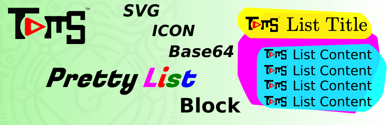 Highly Customizable List Block For WordPress - TomS Pretty List | WP ...