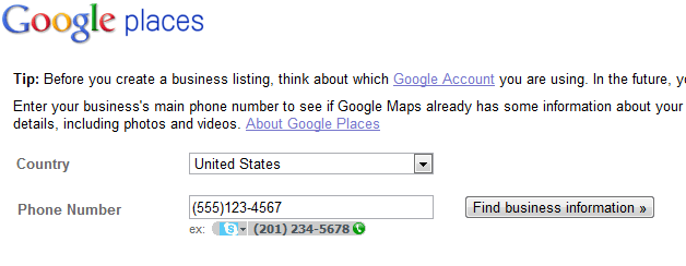 Listing Your Local Business On Google Places & Other Search Directories