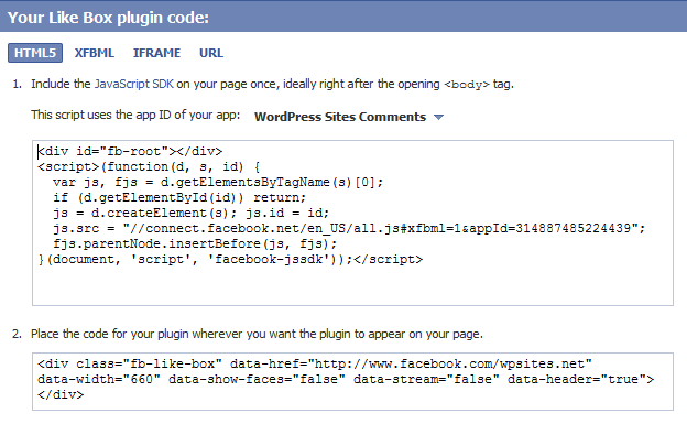 How To Add Facebook Like Box Below Post Content Area