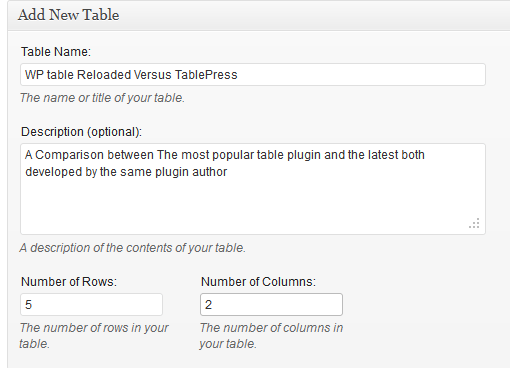 TablePress Plugin – The Successor To WP Table Reloaded