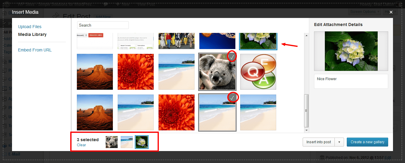 WordPress Image & Gallery Features Explained – Version 3.5 Beta Media