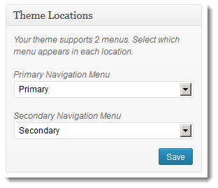 Display Different Nav Menu’s