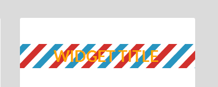 Add Full Width Background To Sidebar Widget Title