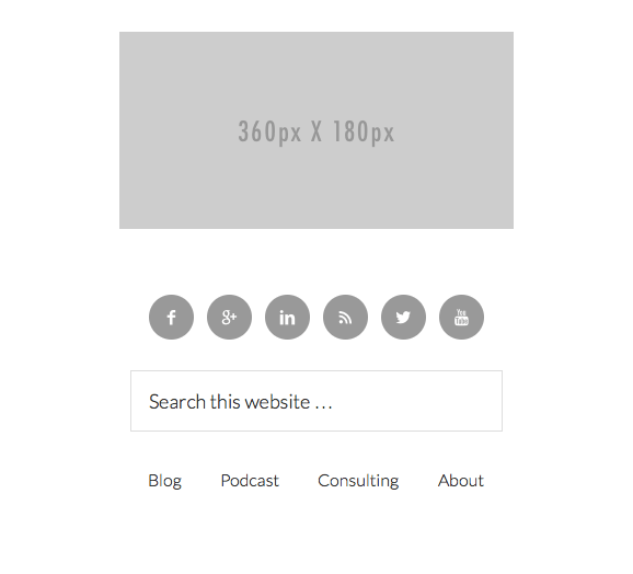 Responsive CSS for 500px Wide Logo, Social Icons, Search Form & Menu