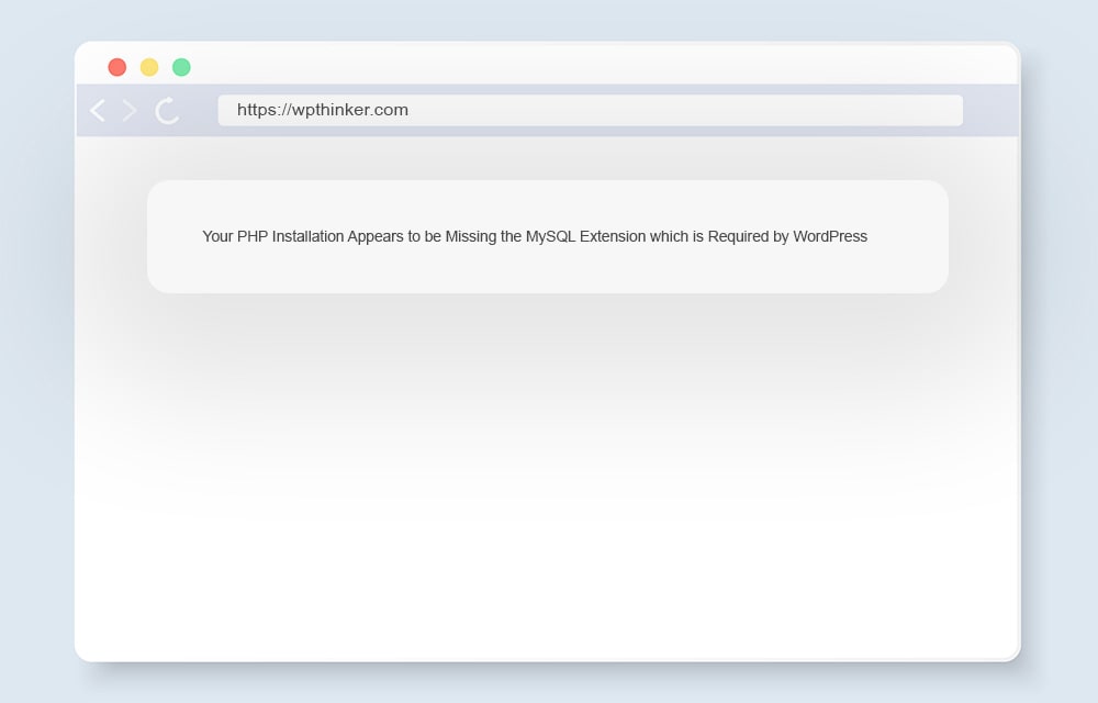Fix Php Installation Missing Mysql Extension Required By Wordpress Issue Wp Thinker