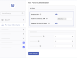 User Registration Two Factor Authentication