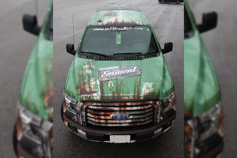 Vintage Sign Shop Rust Wrap | Wrapfolio