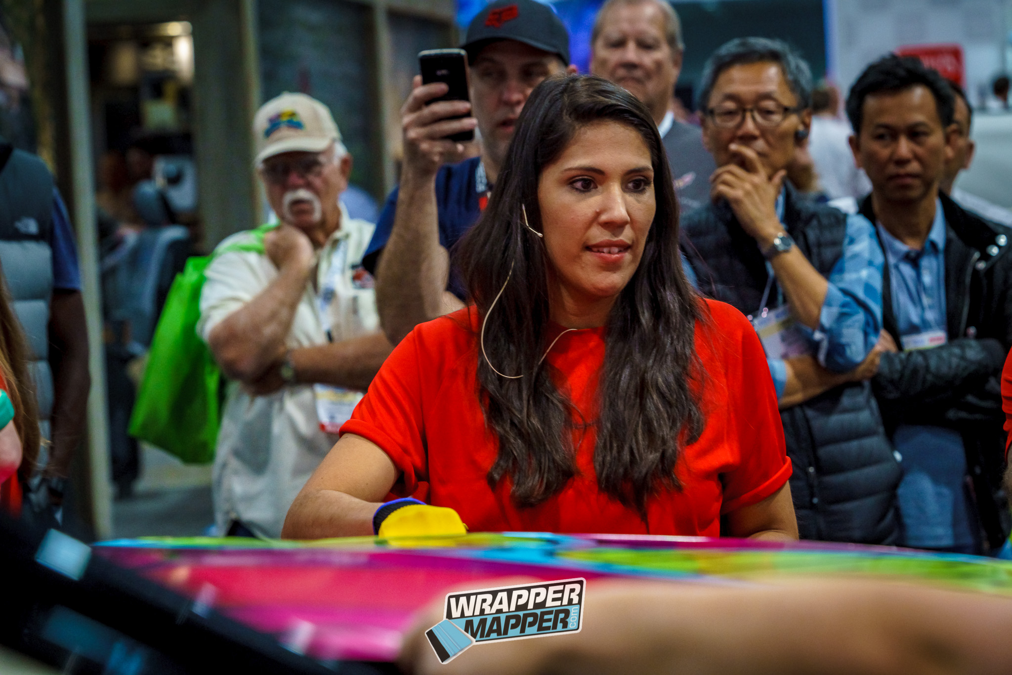 Women of Wrap take over the Avery Dennison booth at SEMA 2018 | Wrapper ...