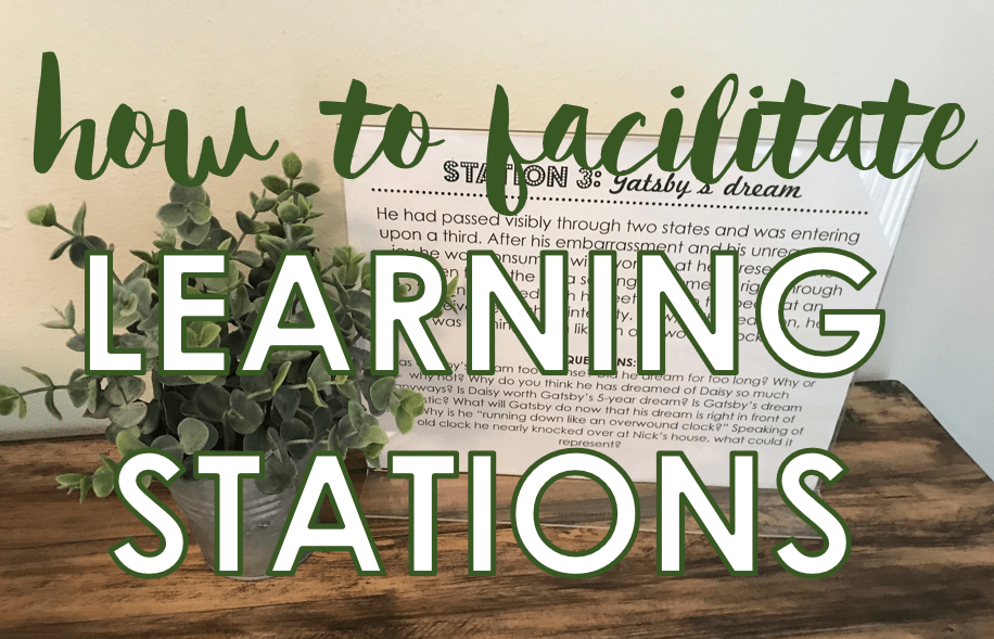 How to Facilitate Successful Learning Stations in the Secondary ...