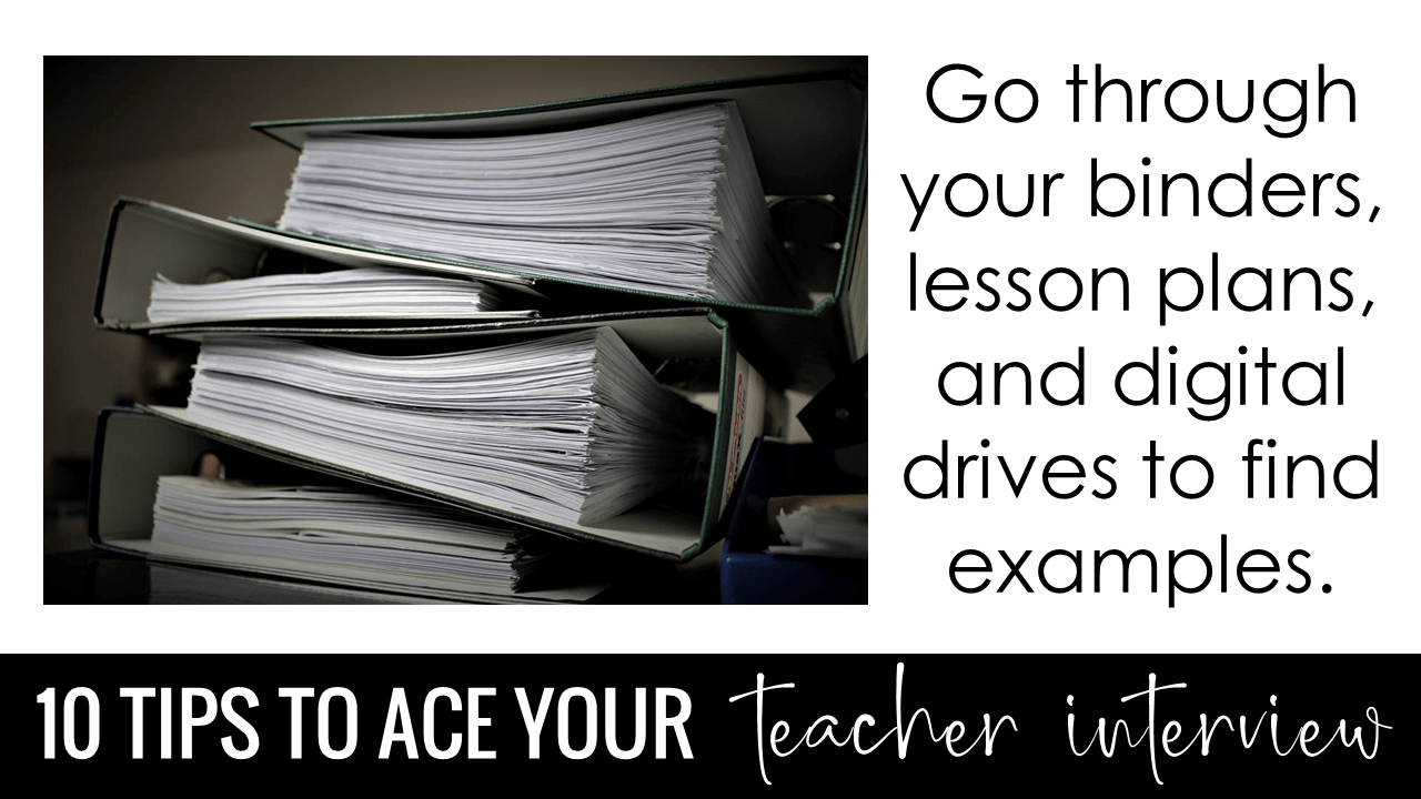 10 Tips to Ace Your Teacher Interview - Write on With Miss G