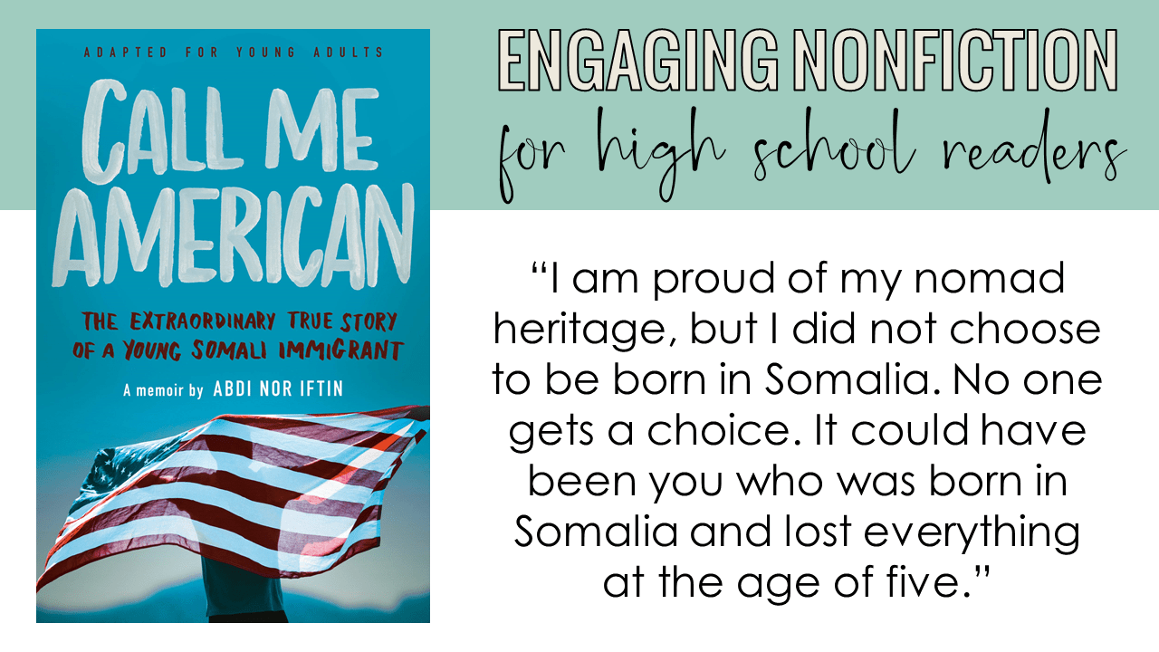 Engaging Nonfiction for High School Readers - Write on With Miss G