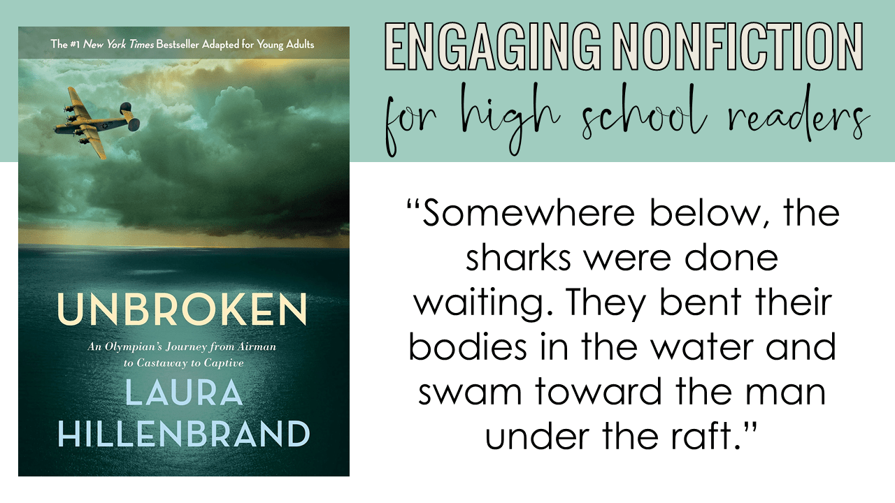 Engaging Nonfiction for High School Readers - Write on With Miss G