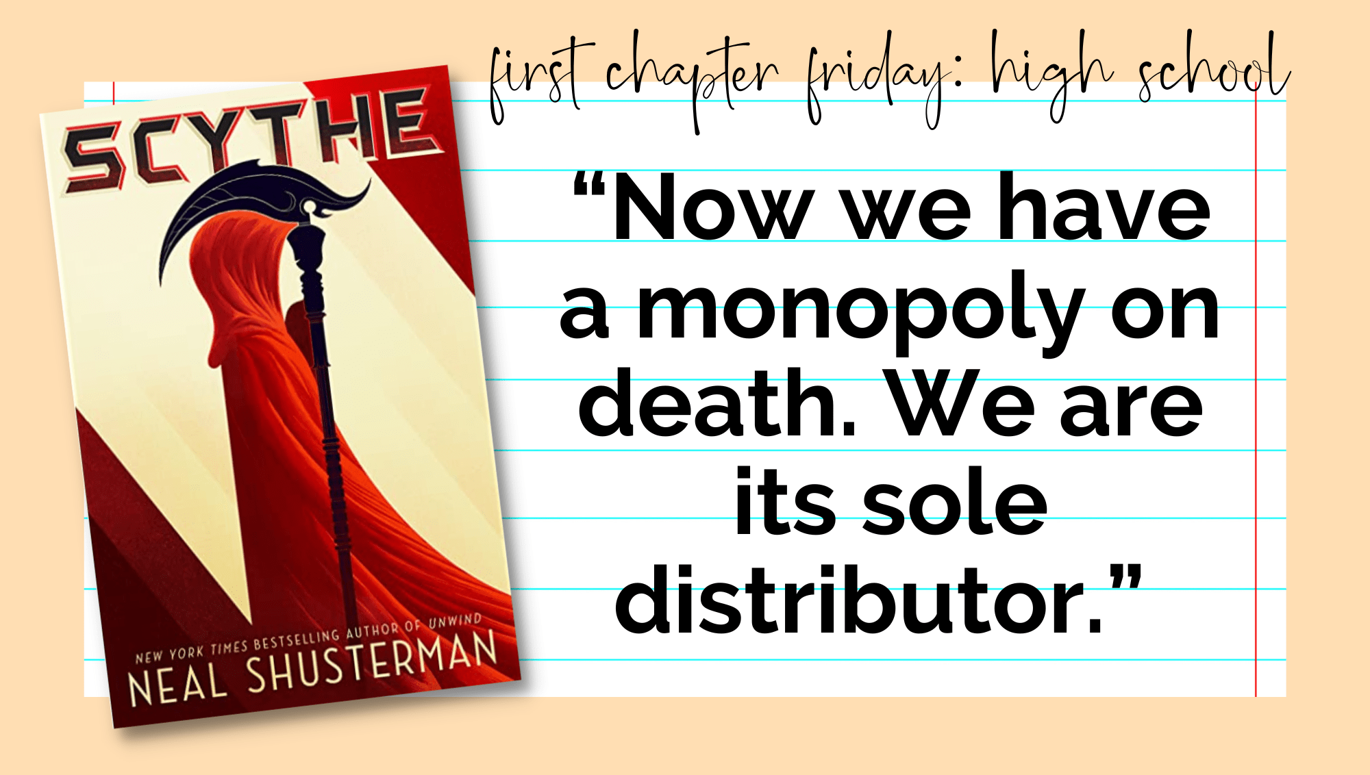 First Chapter Friday: High School Book List (Part 2) - Write on With Miss G