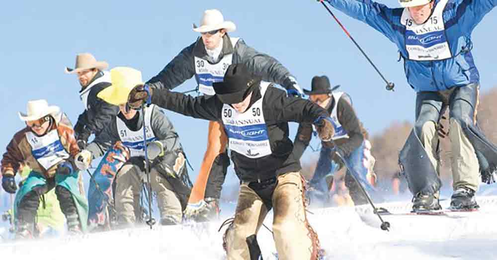 Skijoring: The Cowboy Winter Sport – WriterMariecor.com