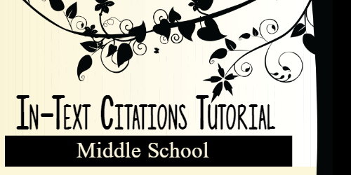 In-text Citations for Middle School Students