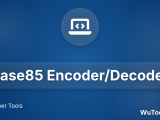 Base85 Ascii85 Encoder Decoder Encode Decode Base85 Online Free