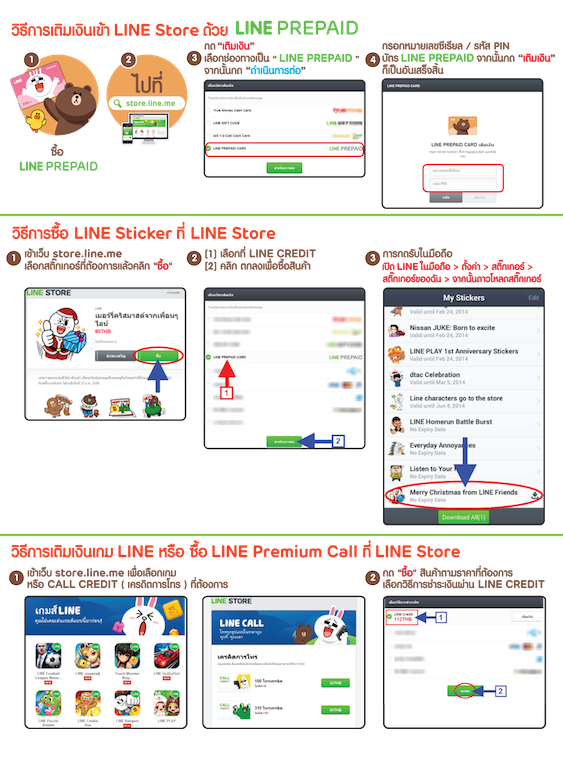 LINE Prepaid บัตรเติมเงิน ซื้อไอเทมเกม สติ๊กเกอร์ และธีม จาก LINE | techfeedthai