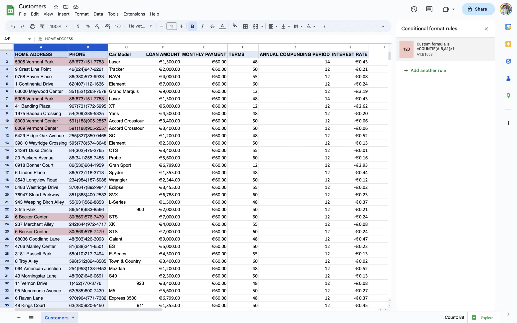 How to Highlight Duplicates in Google Sheets? - 10XSheets