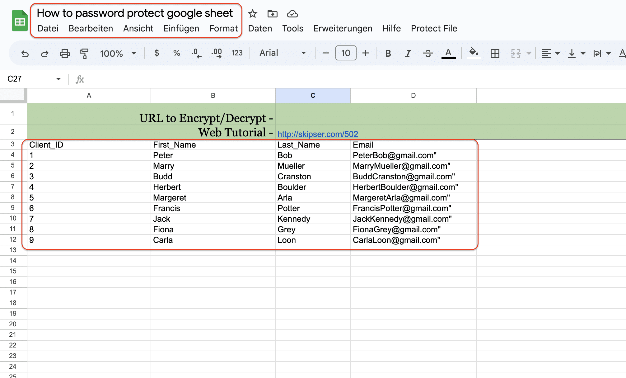 How to Password-Protect Google Sheets? - 10XSheets