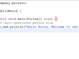 Writing First Java Program In Eclipse Java Tutorial