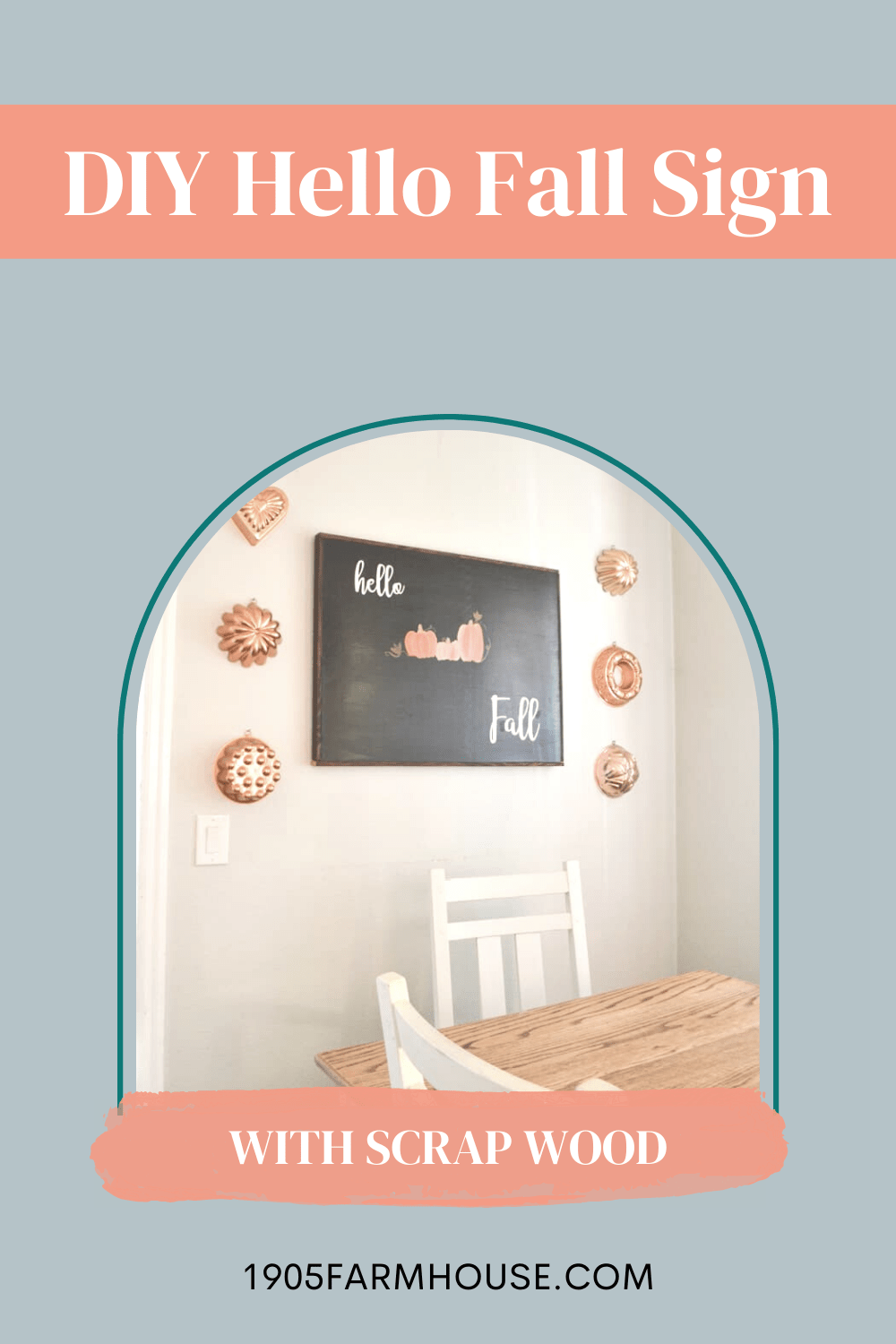DIY Hello Fall Sign - 1905 Farmhouse