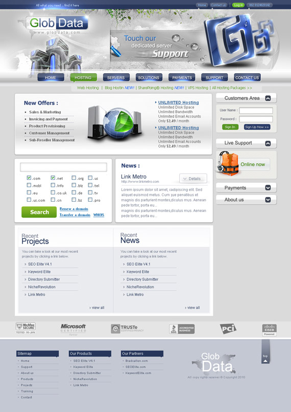55 Trendy Web Design Interfaces From Deviantart | Social-Press