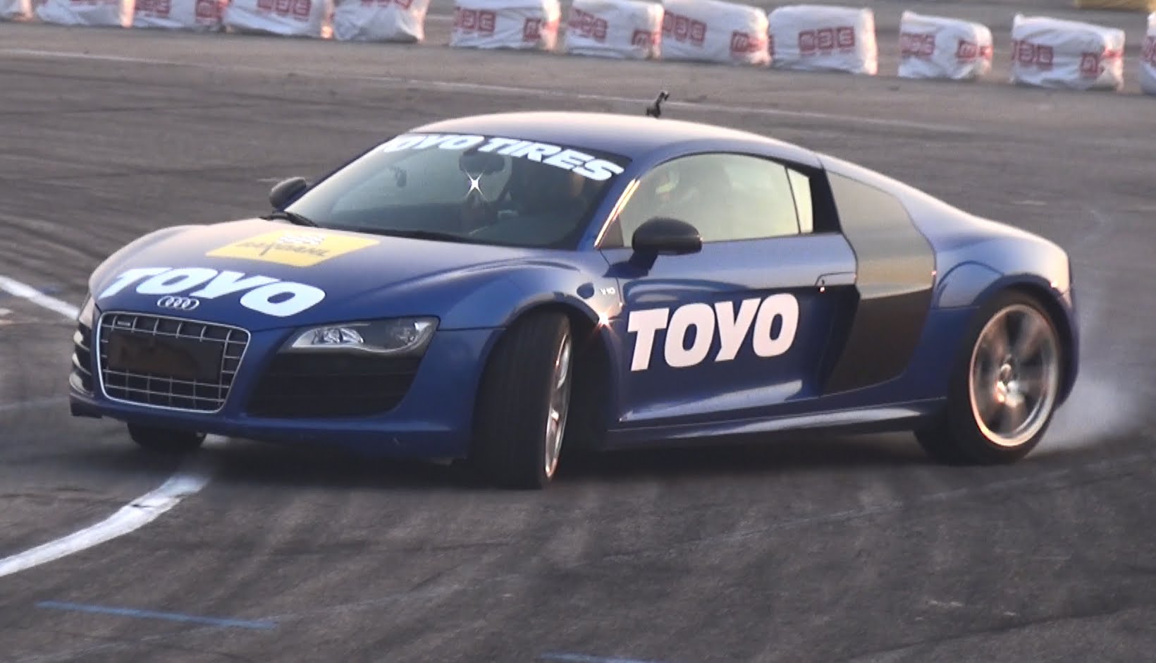 Audi R8 Drift Car with RWD, Hydraulic Handbrake Raced by Valentino ...